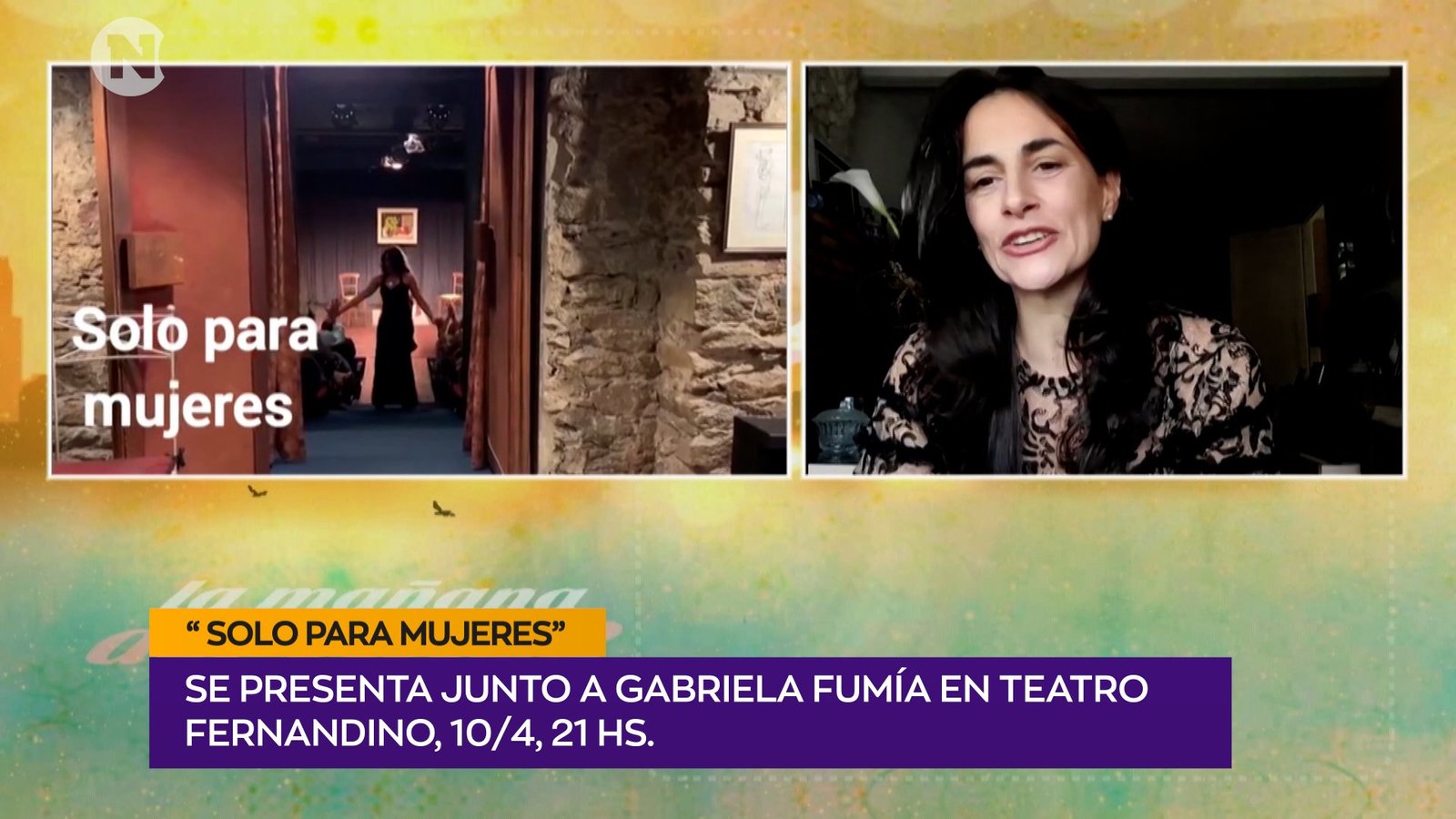 SOLO PARA MUJERES | Virginia Ramos – Actriz. Se presenta junto a ...