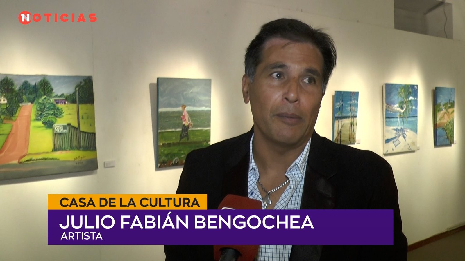 EXPONE SU OBRA EN LA CASA DE LA CULTURA | Julio Fabián Bengochea ...