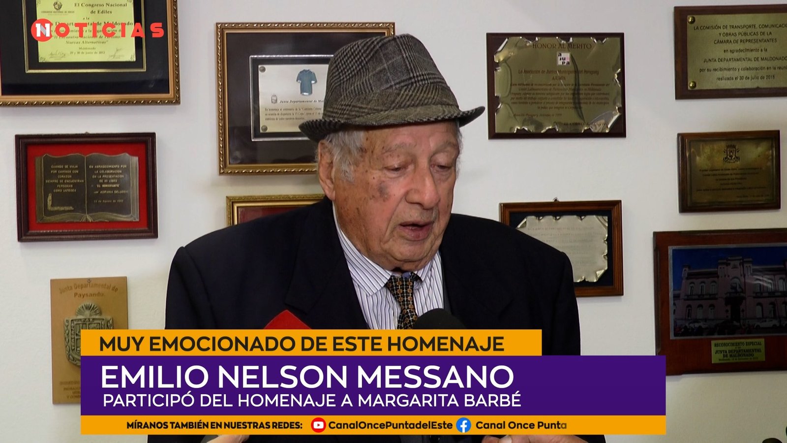 HOMENAJE A LA DOCENTE MARGARITA BARBÉ | Emilio Nelson Messano – Participó del homenaje a ...