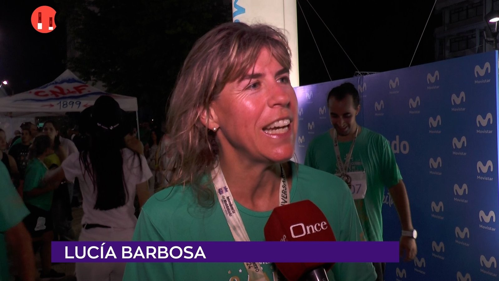 Apoyo de Movistar en la Corrida San Fernando 📱 Lucía Barbosa, Gerente ...