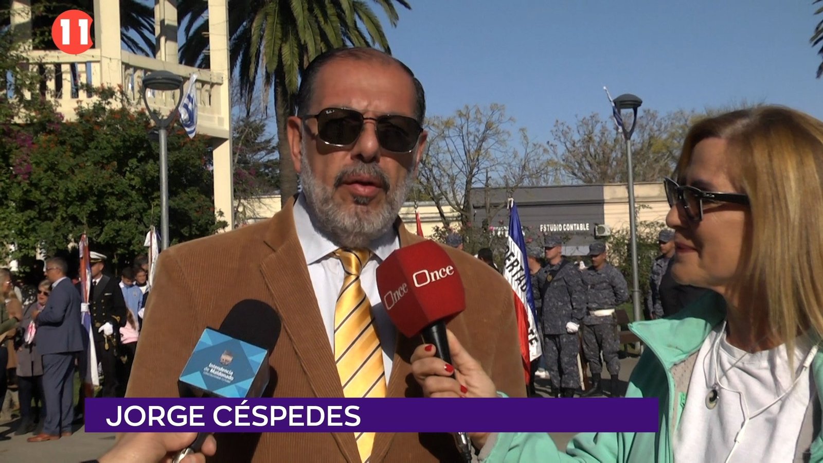 🎉🇺🇾 Jorge Céspedes, Director General de Cultura de la IDM, anuncia los actos en la Plaza 19 de ...